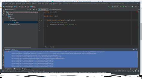 Java Why Does My Intellij Idea Show A Fatal Error Whenever I Run It
