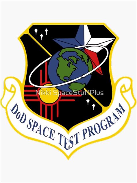 Pegatina Dod Space Test Program New Logo De Spacestuffplus Redbubble