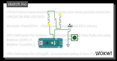 Led Dice Copy Wokwi Esp32 Stm32 Arduino Simulator