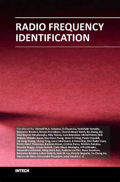 Radio Frequency Identification Hb 2016