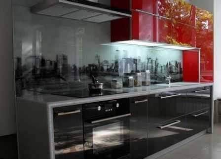 Фартук из закаленного стекла на кухню – Фартук для кухни из стекла ...