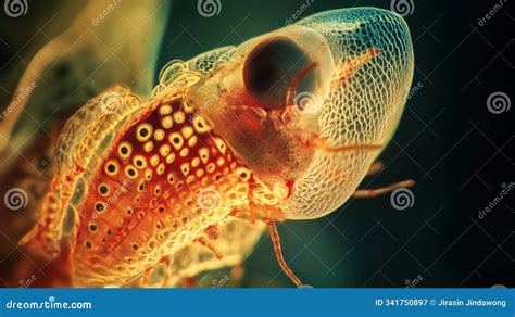 Microscopic View Of Developing Insect Larva Stock Illustration Illustration Of Prey Organism
