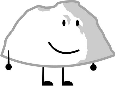White Rocky Recommended Character From Bfdi By Brownpen0 On Deviantart