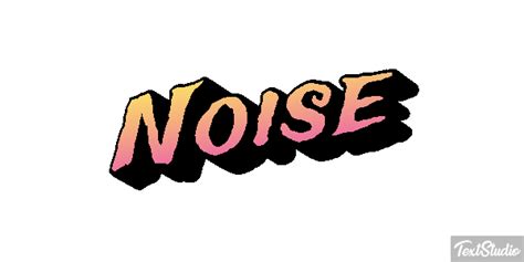 Noise Word Animated  Logo Designs