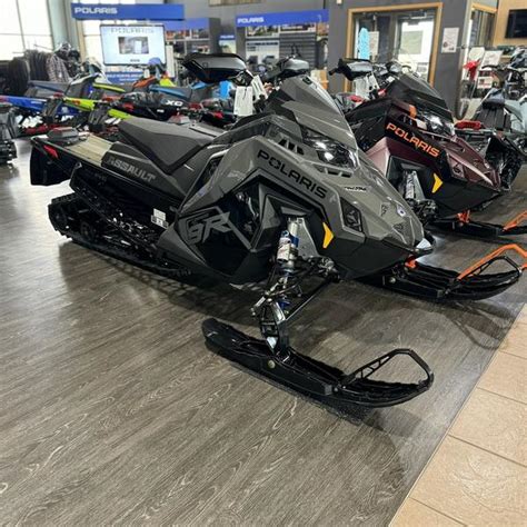 2025 Polaris® 9r Switchback Assault 146 Shadow Gray Gloss Black Power Pac