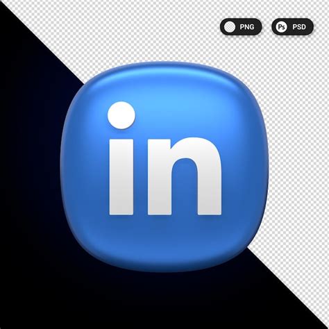 Premium Psd Linkedin Social Media Icons Set Ux Ui Web Design Elements
