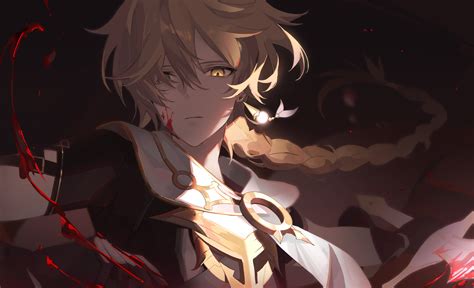 Aether Genshin Impact Drawn By Whitecookie Danbooru