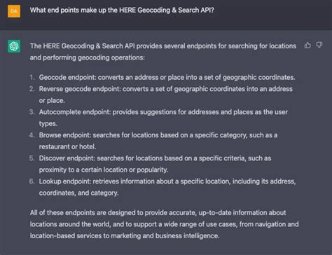 Geocoding And Search Api With Your Guide Chatgpt