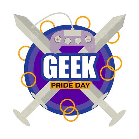 Geek Pride Vector Art PNG Geek Pride Day Vector Design On Png Hand Drawn Design Element