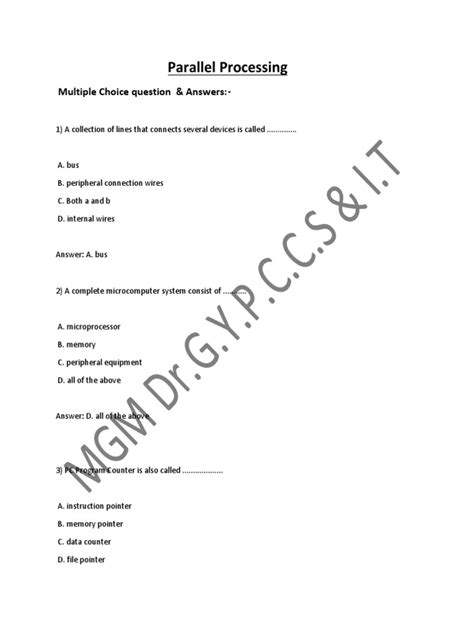 parallel processing pdf pdf central processing unit computer data storage