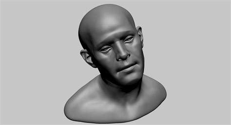 Male Head Movement 3d Model Cgtrader