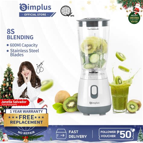 Simplus Blender Food Processor Juice Blender For Fruit And Vegetables Meat Grinder Chopper