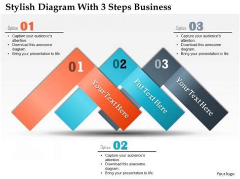 Consulting Slides Stylish Diagram With Steps Business Presentation