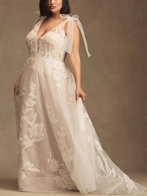 Boho Wedding Dress For Large Bust