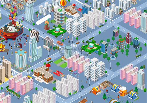 3D都市城市线条插画图片下载 正版图片400152268 摄图网