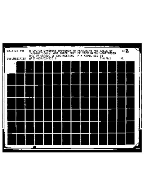 Fillable Online A System Dynamics Approach To Measuring The Value Of Information Fax Email Print