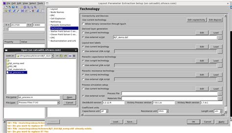 Field Solver Victory Rcx Mode Of Hipex Parasitic Capacitance Extraction