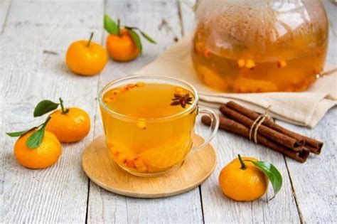 Облепиховый чай с мандарином – простой и вкусный рецепт с фото (пошагово)