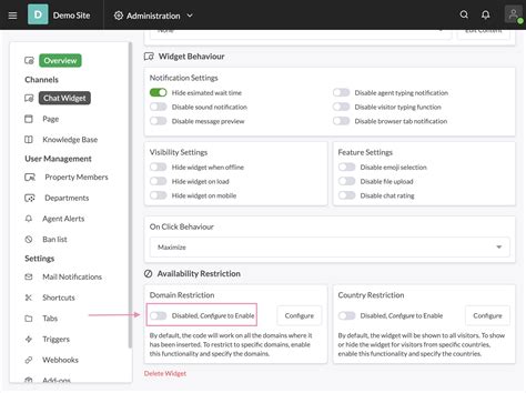 video links domain restriction and cross domain session sharing tawk to