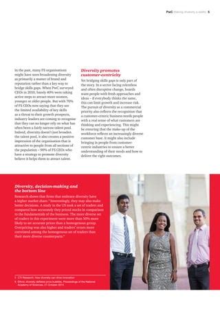Pwc Diversity And Inclusion Making Diversity A Reality PDF