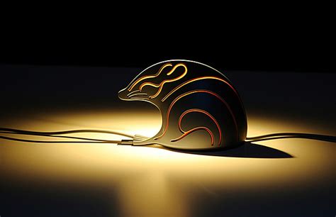 Mouse Is Lit At Night Background Mouse Business Office Supplies