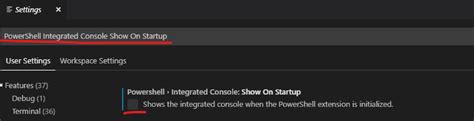 kiran s weblog powershell integrated console on vscode show on startup