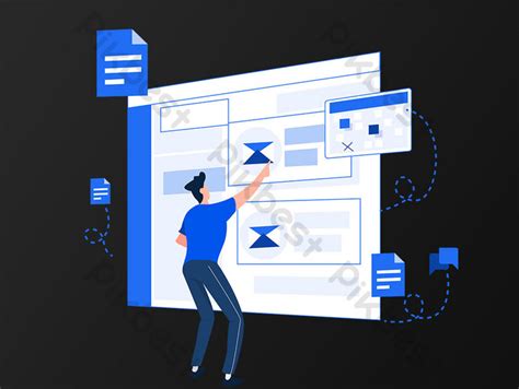 Drawing Business People Speech Ppt Data Illustration PNG Images AI Free Download Pikbest