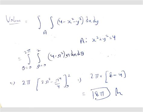 Using Double Integral