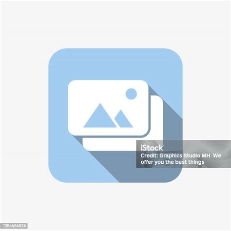 사진 갤러리 플랫 아이콘 사진 모바일 Ui 디자인 개념에 대한 이미지 기호 건설 프레임에 대한 스톡 벡터 아트 및 기타 이미지 건설 프레임 그래픽 사용자 인터페이스