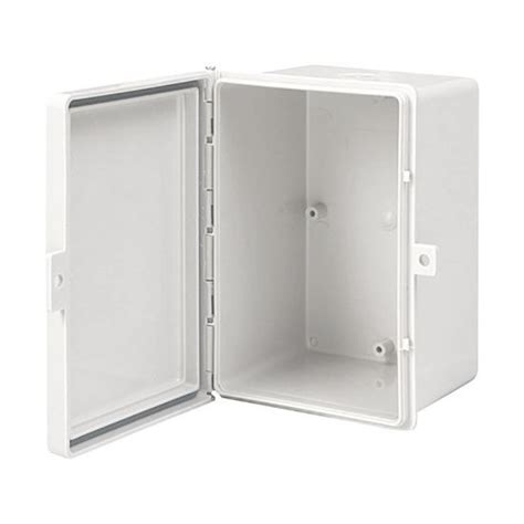 ระบบควบคุมไฟฟ้า Leetech กล่องกันน้ำพลาสติกฝาทึบ รุ่น Ca 712 W ขนาด 7 X 12 นิ้ว สีขาว พร้อมหลังคา