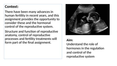 Btec Applied Science Unit 9 Assignment C Reproduction Teaching Resources