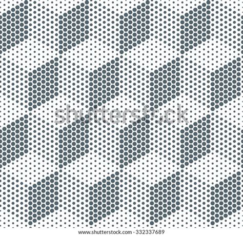 Raster Dot Cube Seamless Background Pattern Stock Vector Royalty Free