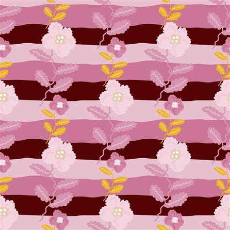 Small Flower Seamless Pattern Abstract Floral Ornament Simple