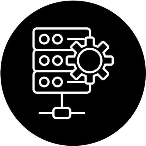 Premium Vector Vector Design Database Settings Icon Style