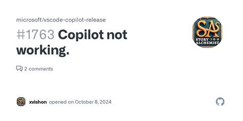 Copilot Not Working · Issue 1763 · Microsoftvscode Copilot Release · Github
