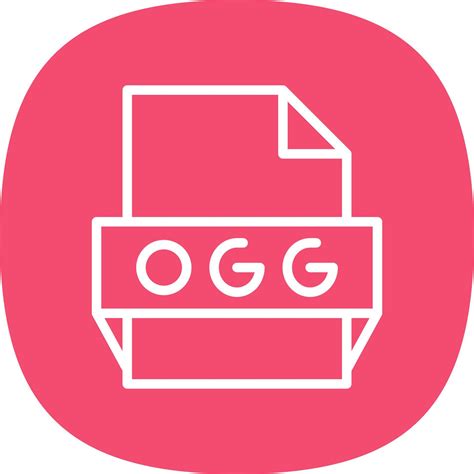 Ogg File Format Icon 16902904 Vector Art At Vecteezy