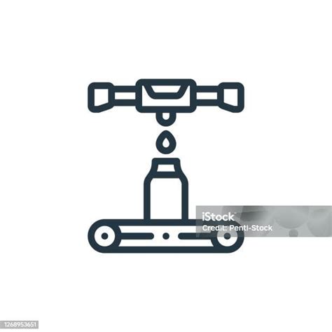 흰색 배경에서 격리된 컨베이어 벡터 아이콘입니다 웹 사이트 디자인 및 모바일 앱 개발을위한 개요 얇은 라인 컨베이어 아이콘 얇은 선 컨베이어 윤곽선 아이콘 벡터