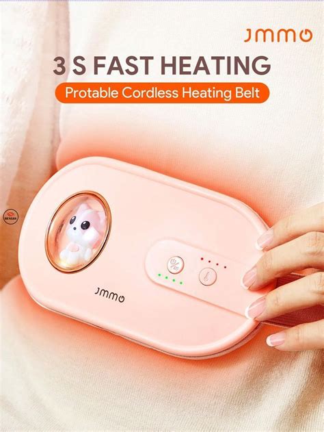 Dengss Jmmo Portable Cordless Heating Pad Menstrual Heating Pad With Heat Levels And