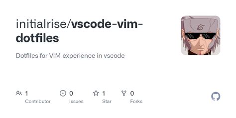 github initialrise vscode vim dotfiles dotfiles for vim experience