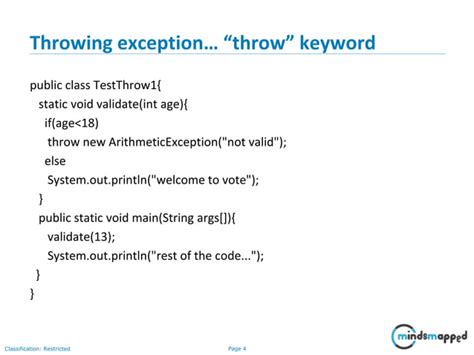 exception handling ppt