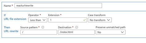 Reactjs Azure CDN Rewrite For React App Not Working Stack Overflow