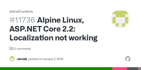 Alpine Linux Aspnet Core 22 Localization Not Working · Issue 11736