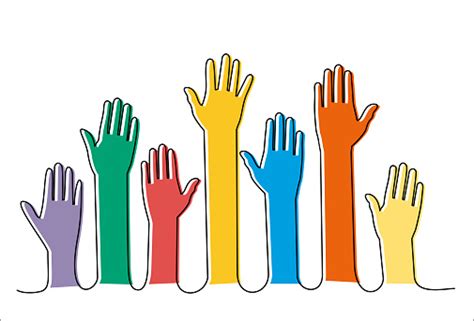 제기 손 자원 봉사 연속 한 줄 그리기 미니멀리즘 디자인 벡터 개념 손을 올림에 대한 스톡 벡터 아트 및 기타 이미지 손을 올림 아이콘 드로잉 Istock