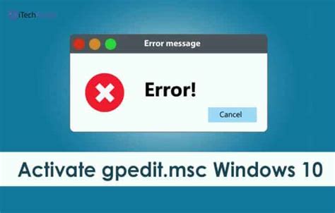 How To Activate Gpedit Msc On Windows Or