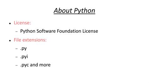 Introduction To Python Programming I Ppt