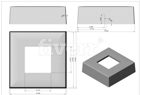 Draw A 2d Drawing With Solidworks Or 3d Cad Invent