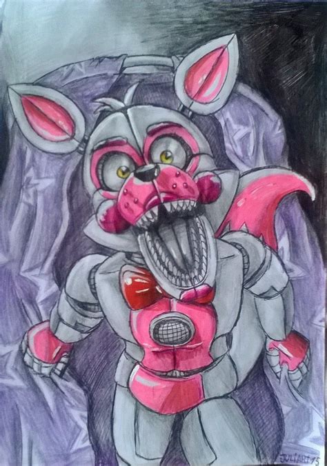 Funtime Foxy Draw On Deviantart Fnaf Drawings