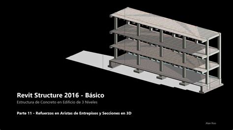 11 Revit Structure 2016 Estructura De Concreto Refuerzos Y Sección