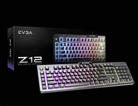 Evga Z12 Rgb Gaming Keyboard Rgb Backlit Led 5 Programmable Macro
