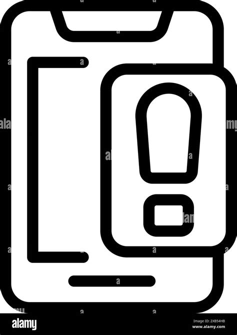 Smartphone Is Displaying A Notification Alert With An Exclamation Point Indicating A Potential